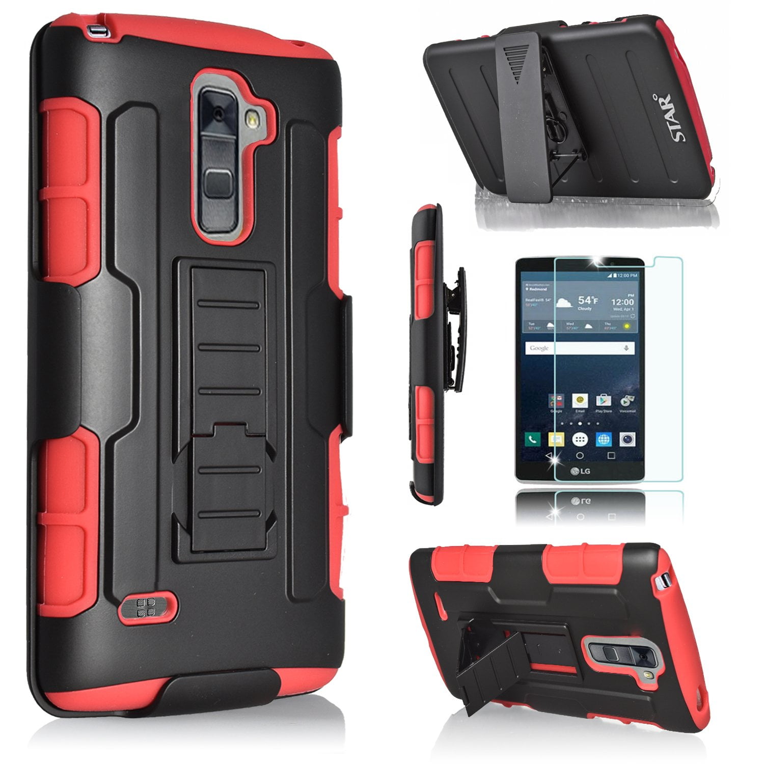 LG Stylo 2 Case, LG Stylo 2 Plus Case, LG Stylo 2 V Case, With [Premium ...