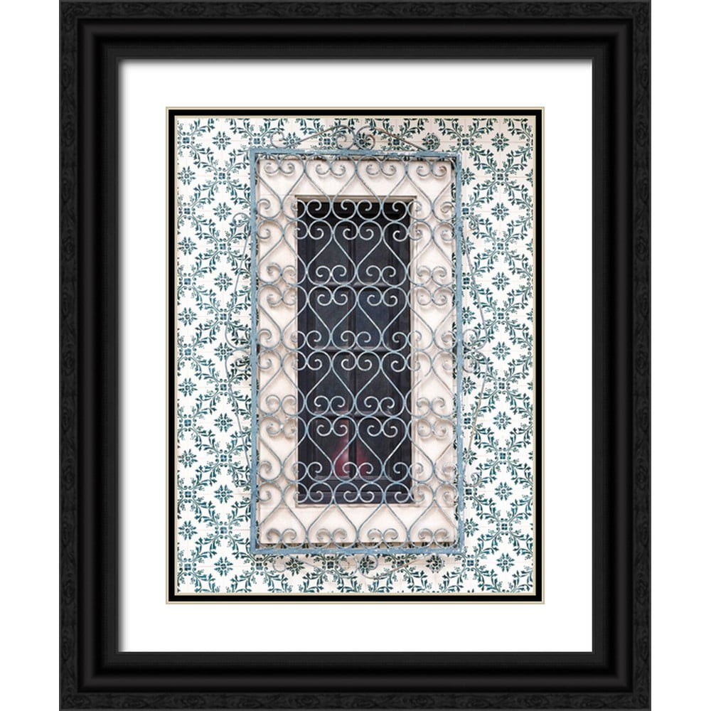 Eggers, Julie 12x14 Black Ornate Wood Framed with Double Matting Museum ...