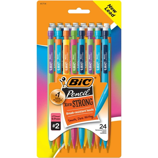 BIC Xtra Strong No. 2 Mechanical Pencil, Thick Point (0.9mm) - Pack of ...
