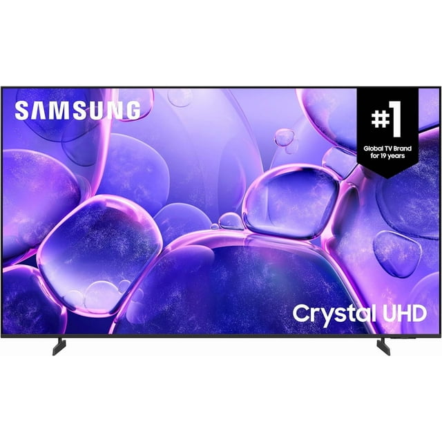 SAMSUNG 65-Inch U8000 Crystal UHD 4k Smart TV- UN65U8000FFXZC- Open Box ...