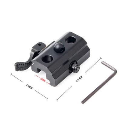 20mm Bipod Adaptor Mount Adaptor Connector Bipod Connector Bipod ...