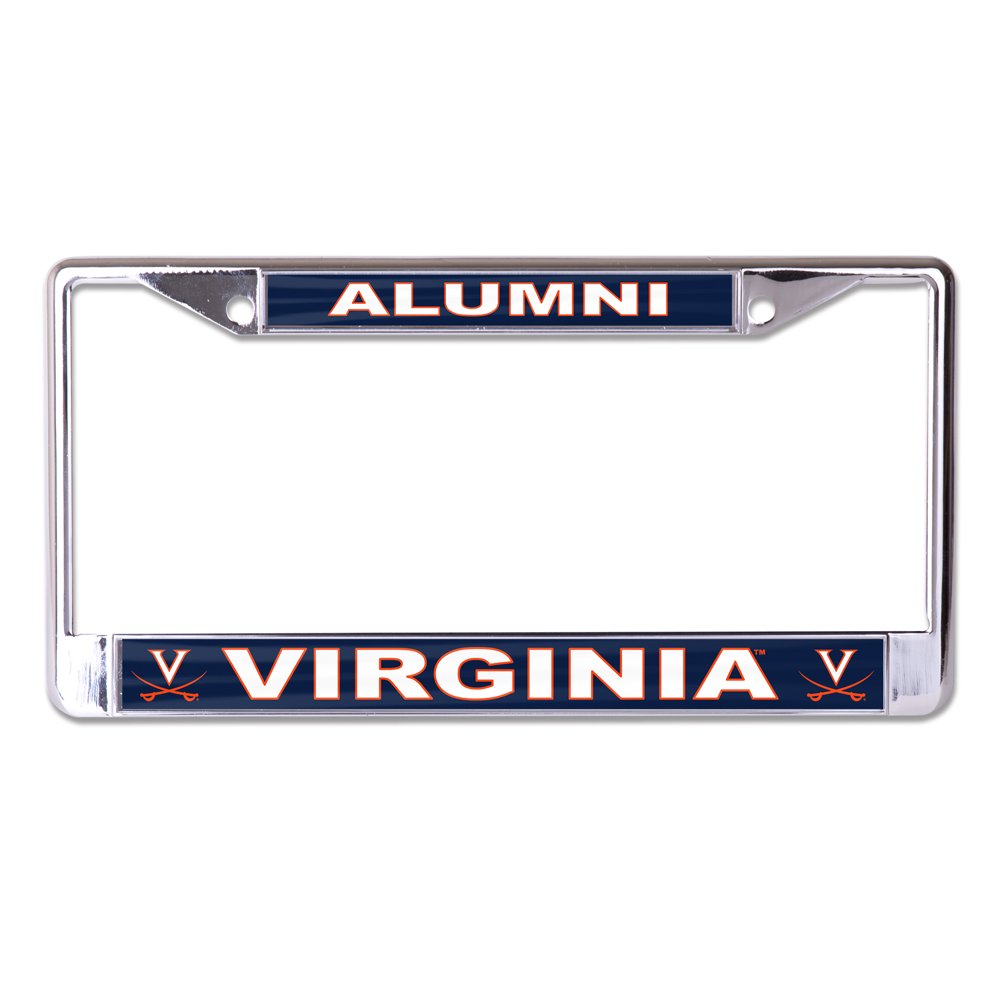 University of Virginia Alumni Chrome License Plate Frame - Walmart.com ...