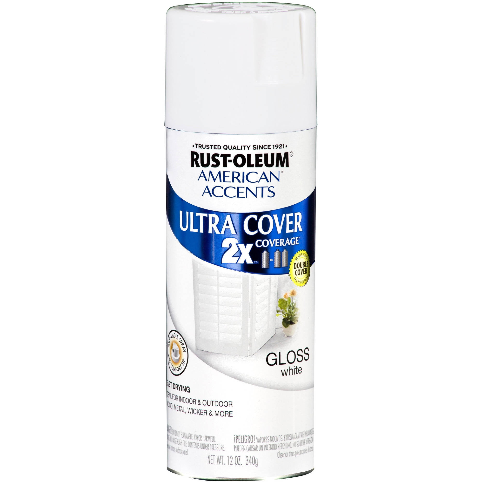 Rust-Oleum Gloss White Ultra Cover 2x - Walmart.com