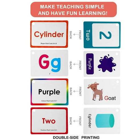 4 Set Flash Cards 4 Set Flash Cards Kids Early Learning Numbers ...