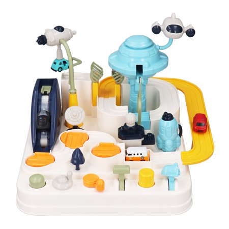 Adventure Car Toy, Puzzle Car Tracks Playset Bright Color Educational ...