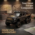 6-Wheel Off-Road Pickup Truck Diecast Model, Metal Toy Vehicle with ...
