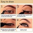BONNIESTORE Winged Eyeliner Stamp 2 Pack,Dual-ended Eyeliner Stamp for ...