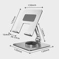 Adjustable Laptop Stand for Desk Metal Foldable Laptop Risers Portable ...
