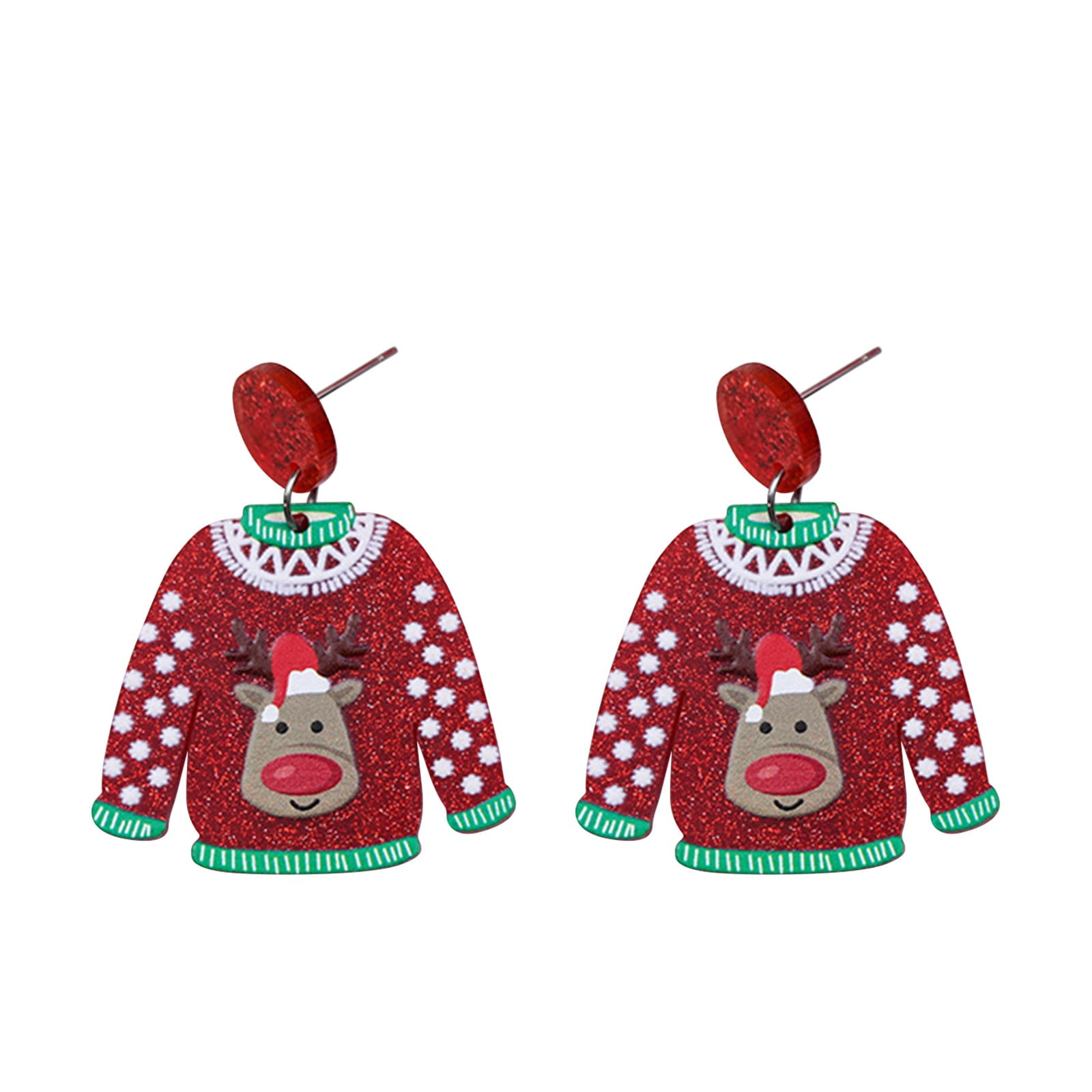 Click here for Unbranded Red Sweaters For Women womens Christmas... prices