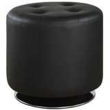 Coaster Tufted seat Swivel Ottoman - Walmart.com