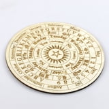 OOKWE Wooden Divination Pendulum Board Carved Metaphysical Message ...