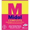 Midol Complete Menstrual Pain Relief Caplets w/ Acetaminophen. 24 Count ...