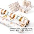 Beautiful Birthday Wrapping Paper - Set of 3 Quality Happy Birthday ...
