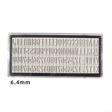 3mm / 4mm / 6.4mm Type Stamp For Digital Letter Stamp For DIY Cut And ...