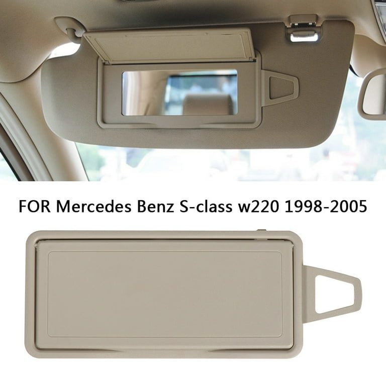 Lianwany Car Sun Visor Shade Mirror Cover for Benz S Class W220 Silica Beige Left Walmart