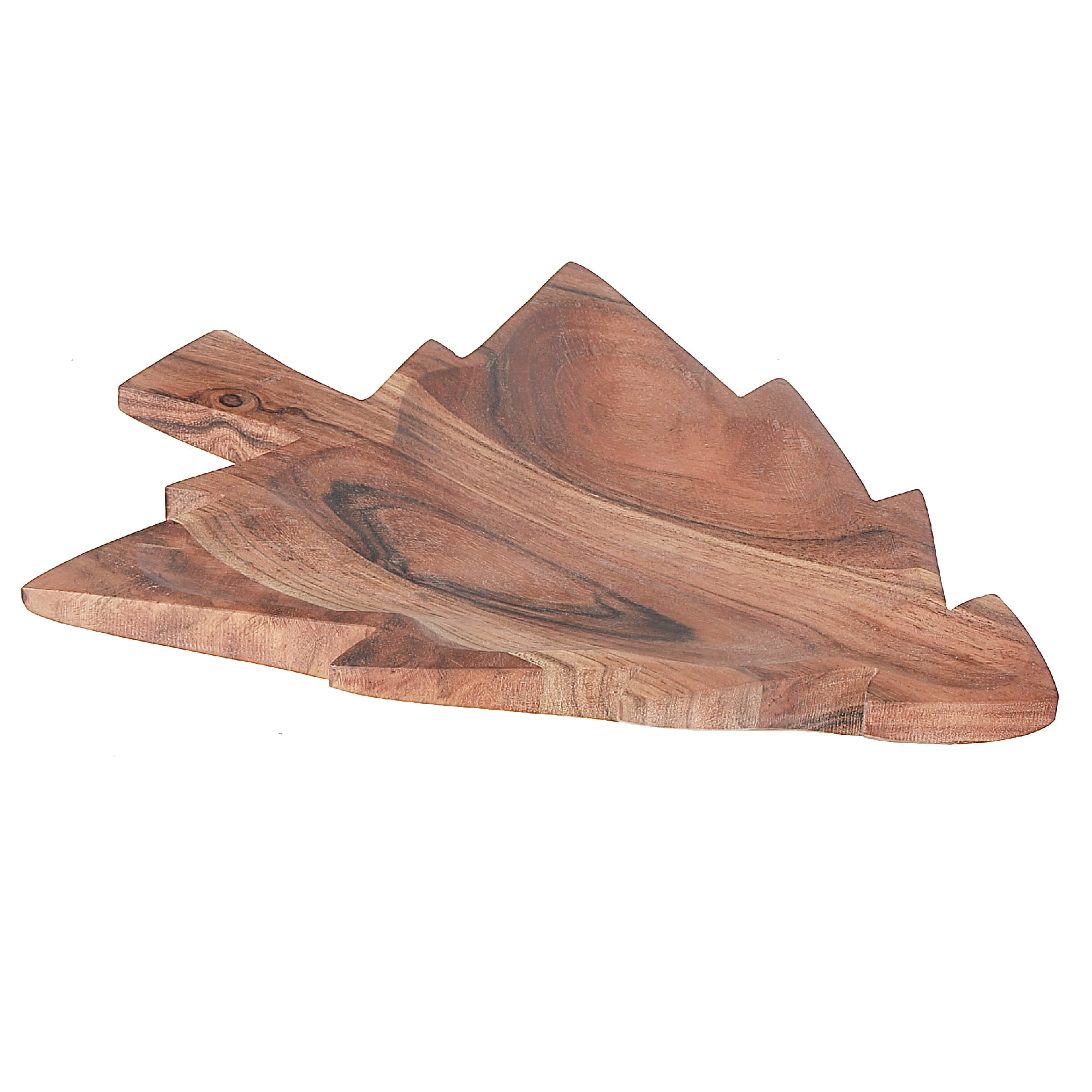 Click here for Ih Casadécor Acacia Oiled Wooden Xmas Tree Dish prices