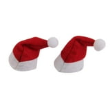 12 Pieces Small Santa Hat Children Hat Christmas Decoration - Walmart.com