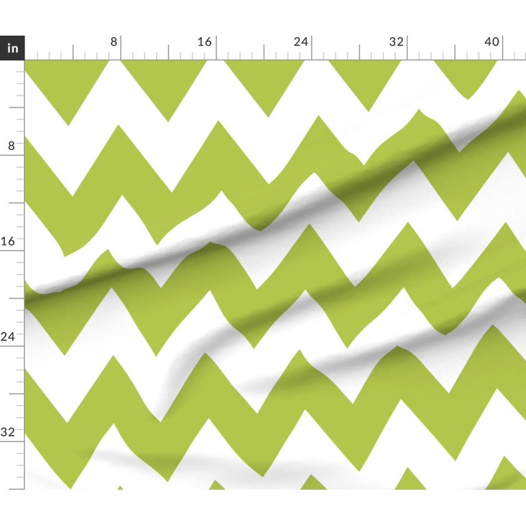 Lime Green Chevron Design