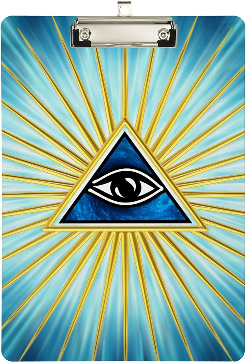 KXMDXA Magic Eye Symbol Clipboard Hardboard Wood Nursing Clip Board and ...