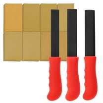 Dura-Gold Set of 3 Contour Hand Sanding File Block Sticks with 40 Sheet ...