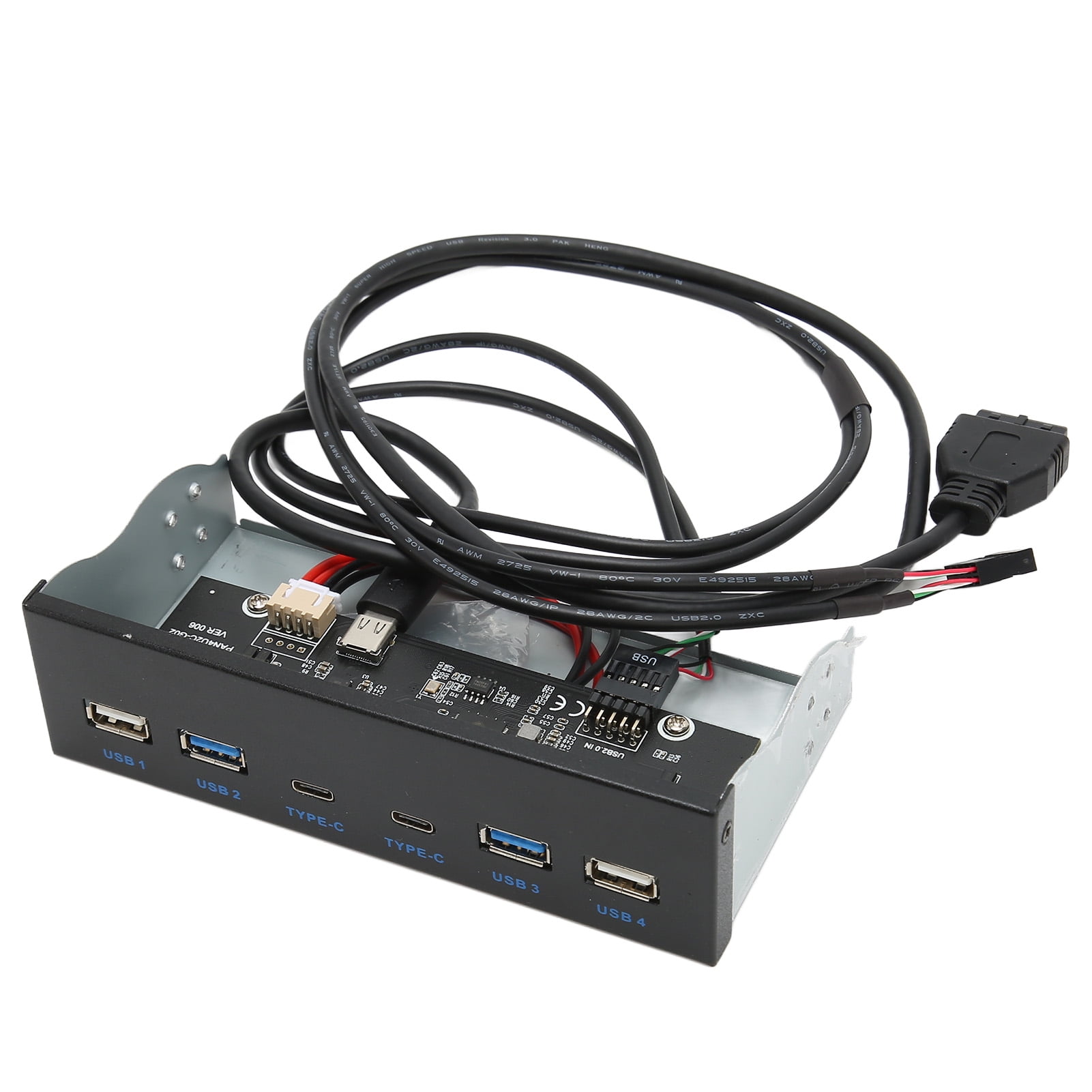 Encabezado de panel frontal USB3.1 Chip GL3523 Alta velocidad 5 Gbps 6 ...