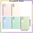 A5 Wirebound Notebook 1 Pack Journal Set 80 Sheets Lined Paper Pastel ...