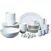 Gibson Home Regalia 46-Piece Dinnerware and Serve ware Set, Service for ...