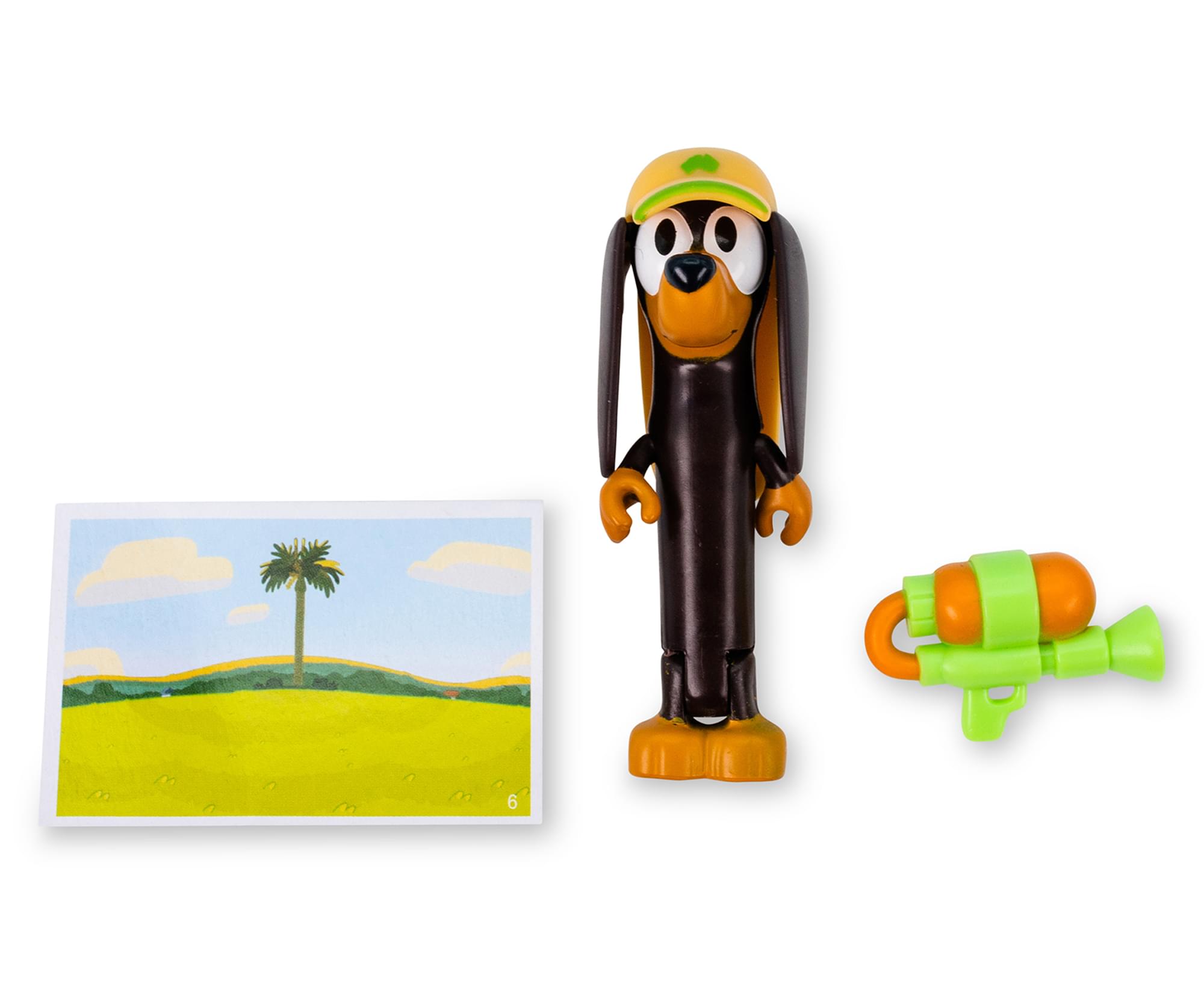 Bluey Action Figure Story Starter Pack | Snickers & Water Blaster ...