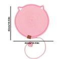 Pet Cat Scratcher Mat, 16 Inch Woven Cat Rest Pad With Interactive Fish ...
