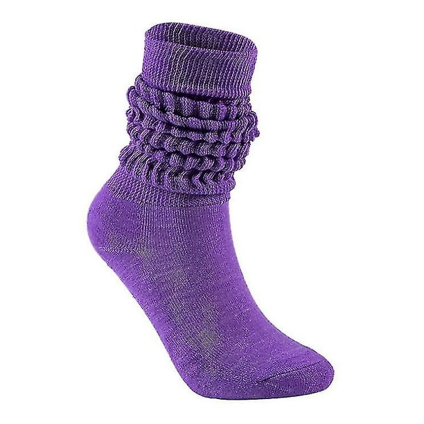Scrunch Socks For Women Cotton Slouch Sock, Woman Knee High Boot Sock ...