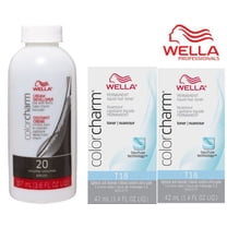 Wella Color Charm Permanent Liquid Toner in T18 (QTY 2) w/ CC Creme 20 ...
