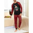 Family Matching Christmas Pajamas Letter Print Long Sleeve Tops and ...