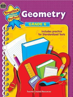 Pre-Owned Geometry Grade 6 (Practice Makes Perfect series) (Paperback ...