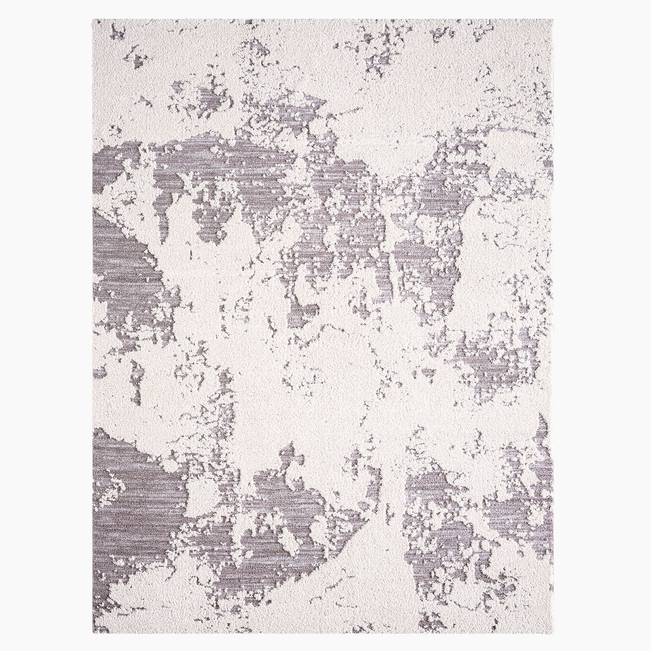 Better Homes & Gardens Shag Modern Grey Abstract Area Rug, 9' x 12 ...