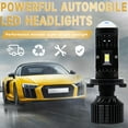 H7 LED H4 Y10POR LED Headlight Mini Lens Projector Hi/Low Beam LED H7 ...
