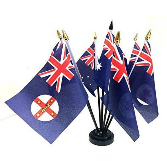 Box of 12 Faroe Islands 4"x6" Miniature Desk & Table Flags Includes 12 ...