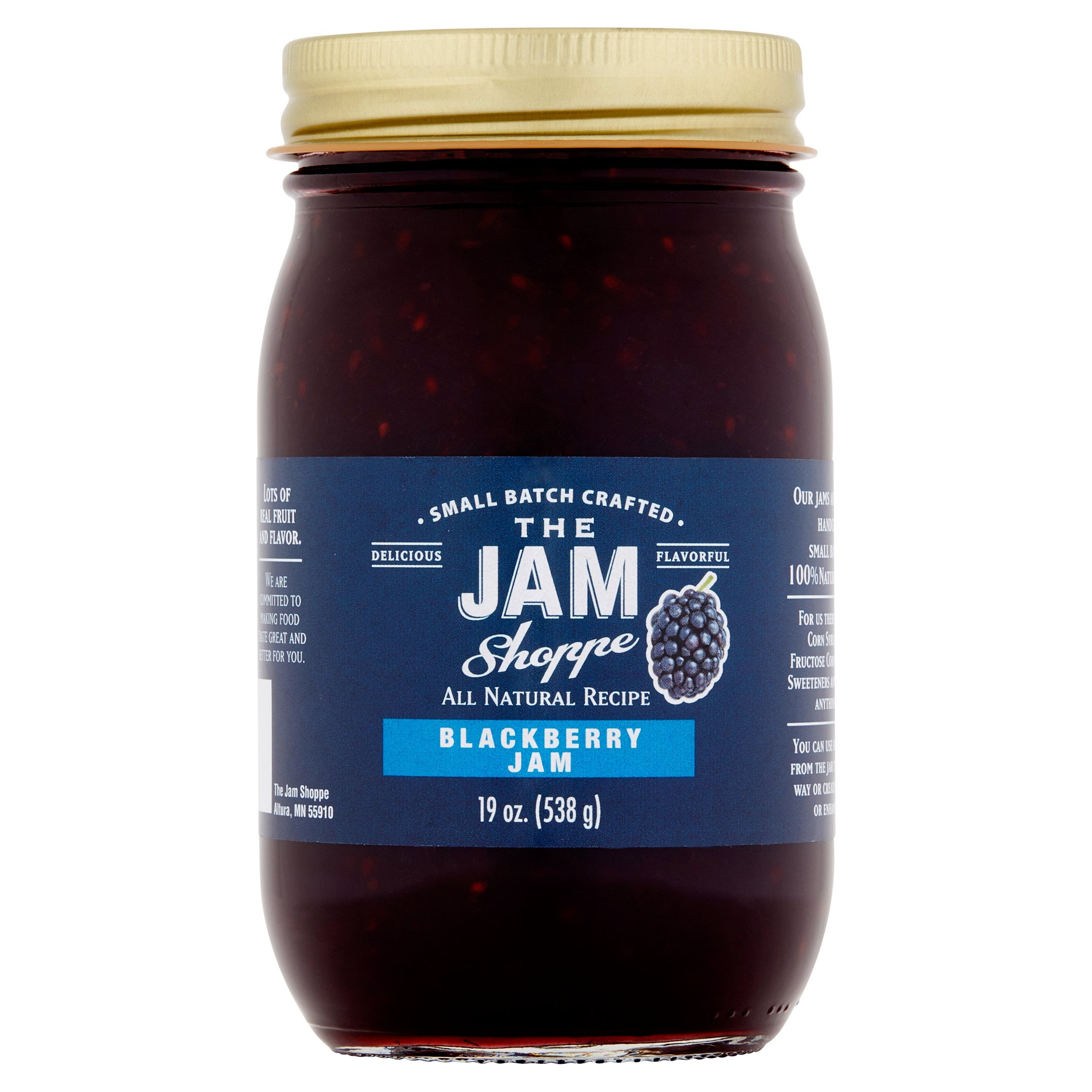 The Jam Shoppe Jam Blackberry, 19.0 OZ - Walmart.com