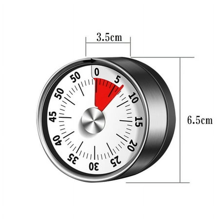 Jinsinto Mechanical Timer - 60-Minute Magnetic Stopwatch for Cooking ...