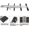 4 Step Dual Vertical Telescopic Boat Dive Ladder with transom mounting ...