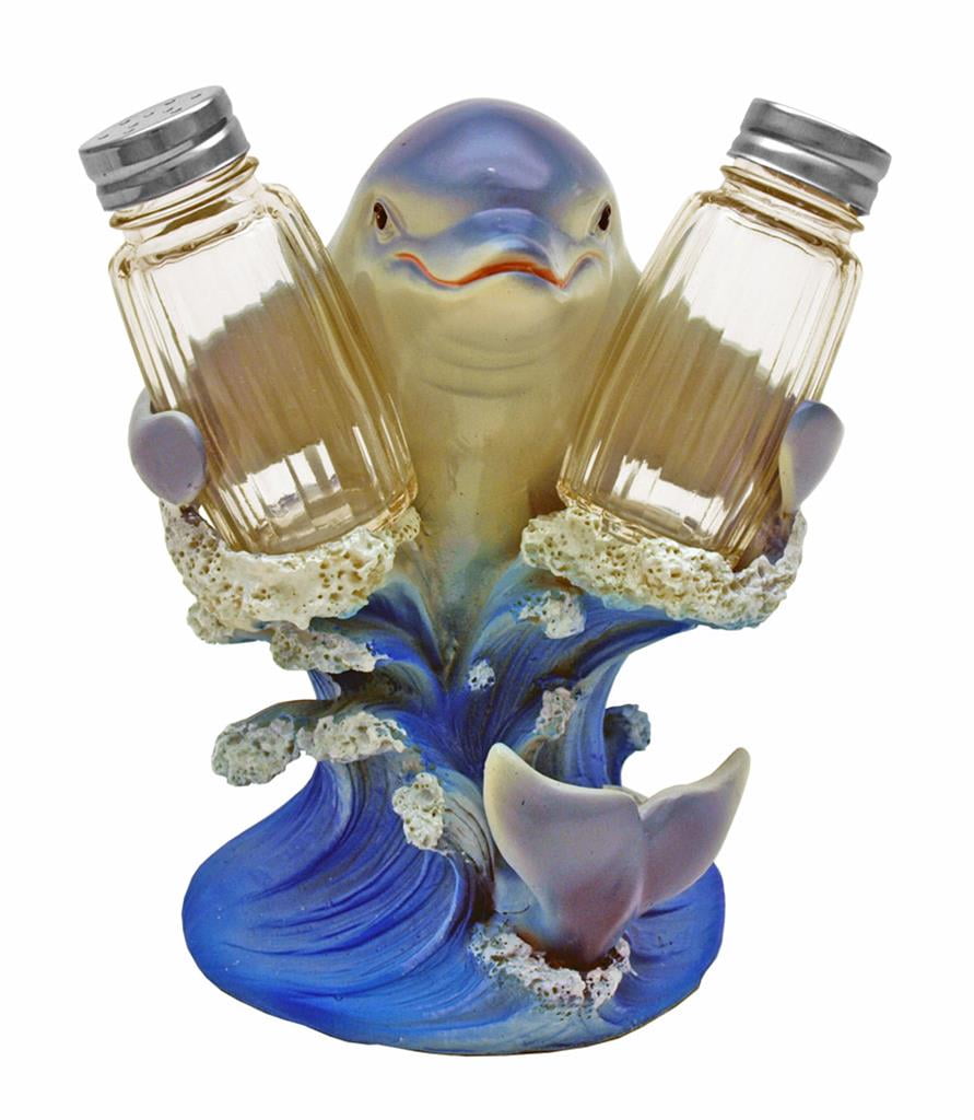 "TarrKenn Sea Salt Dolphin Salt & Pepper Shakers" - Walmart.com