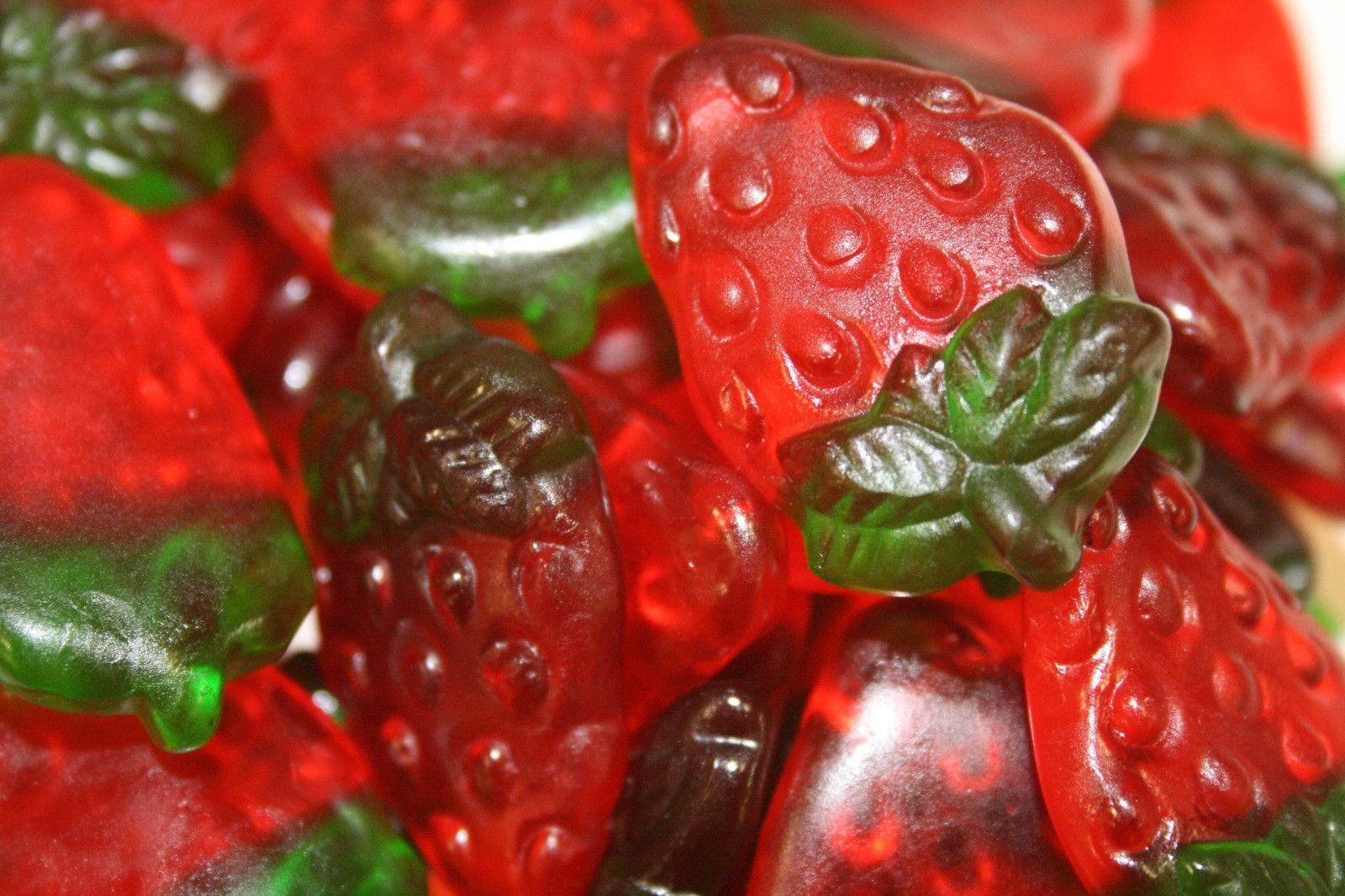 Bayside Candy Haribo Strawberries Gummy Candy 5lbs