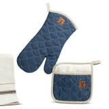 Yellowstone 3-Piece Oven Mitt, Pot Holder, & Tea Towel Kitchen Linen ...