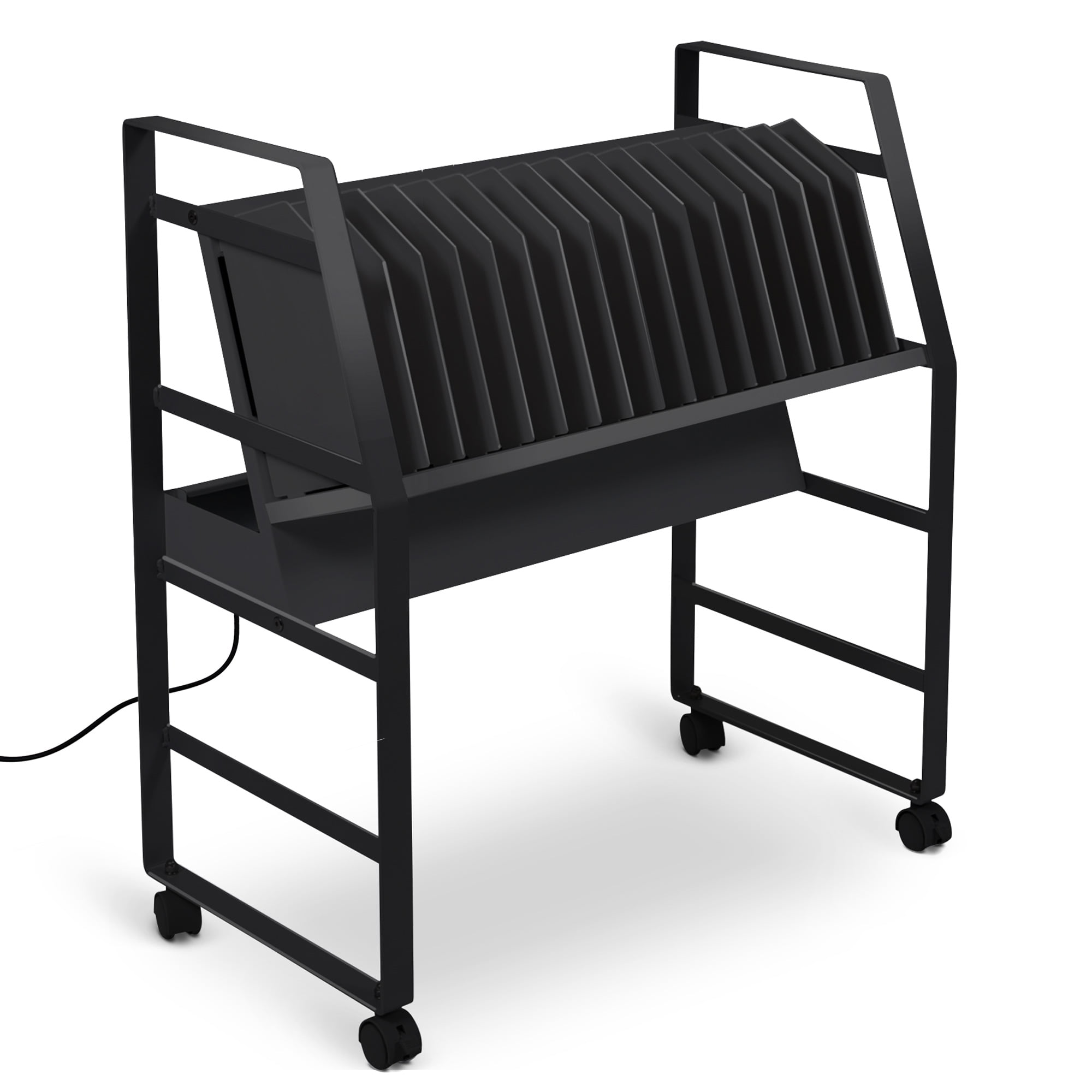 Line Leader Mobile Charging Cart | Open Charging Station for 16 Tablets ...