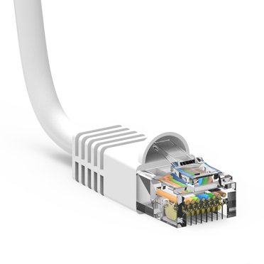 Ultra Clarity CAT6 Ethernet Cable 20ft, High-Speed RJ45 LAN Network ...
