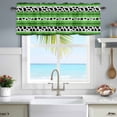 Kitchen Cafe Valance Curtain for Small Windows,Mexican Cow Pattern ...