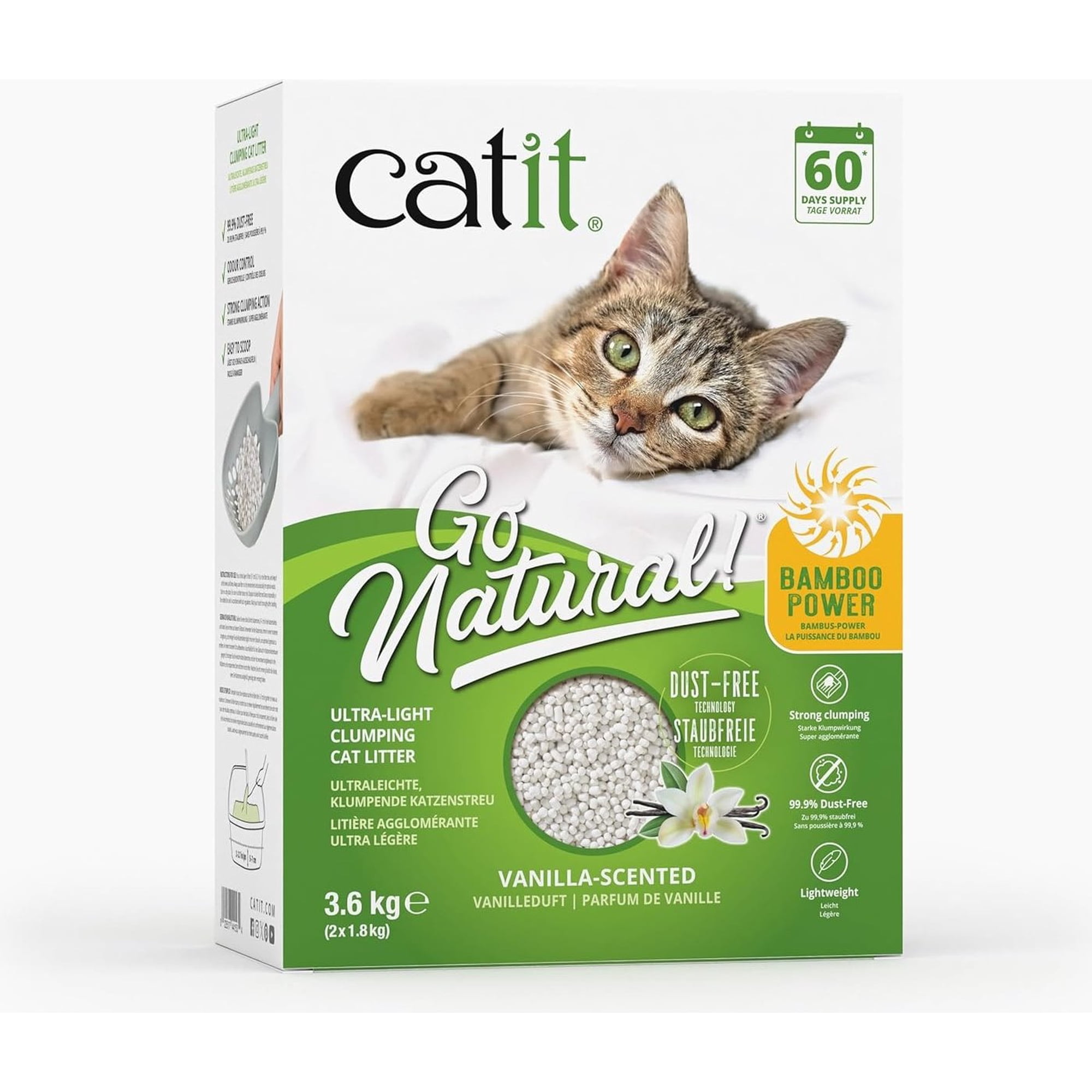 Click here for Pack Of 2 - Catit Go Natural! Bamboo Cat Litter  V... prices