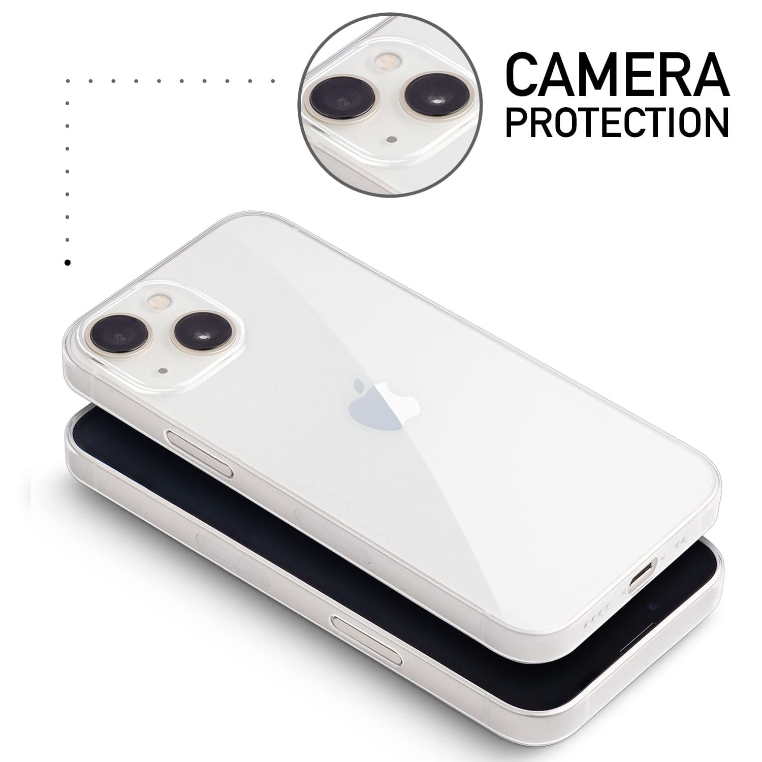 Buy totallee Thinnest Clear iPhone 13 Mini Case, Thin Cover Ultra Slim ...