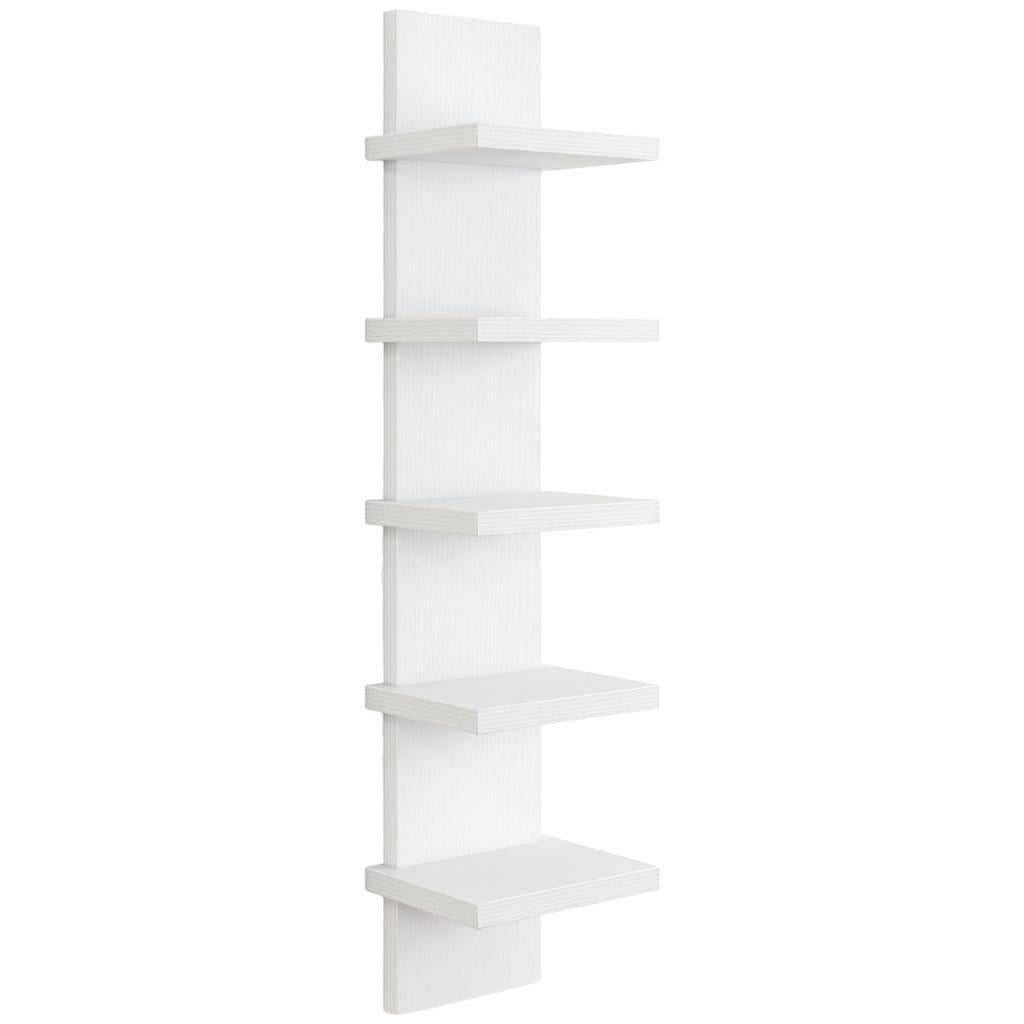 Click here for Siruishop 5 Tier Wooden Wall Mounted Storage Shelf... prices