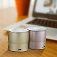 TWS Pair Connection Metallic Mini Portable Bluetooth Wireless Speaker ...