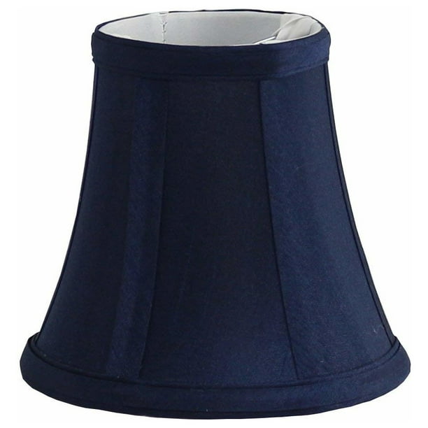 Urbanest Navy Blue Silk Bell Chandelier Lamp Shade, 3x5x4.5" - Walmart ...